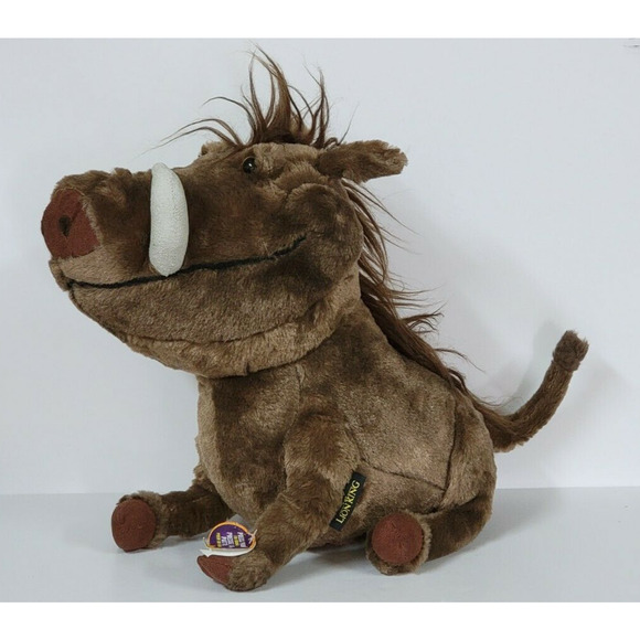 Disney | Toys | Disneys Pumba The Lion King Talking Large 5 Plush ...